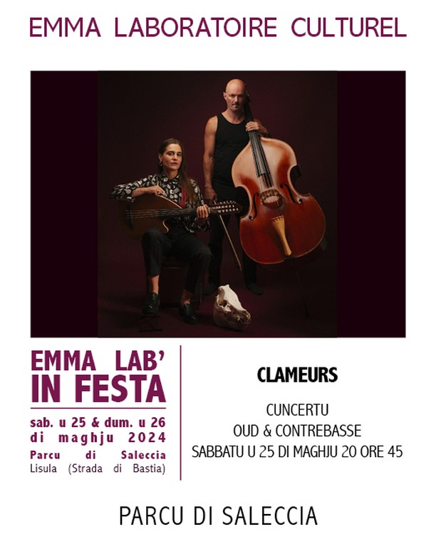 Emma Lab' in festa / Concert : Clameurs - Parc de Saleccia - Munticellu ...