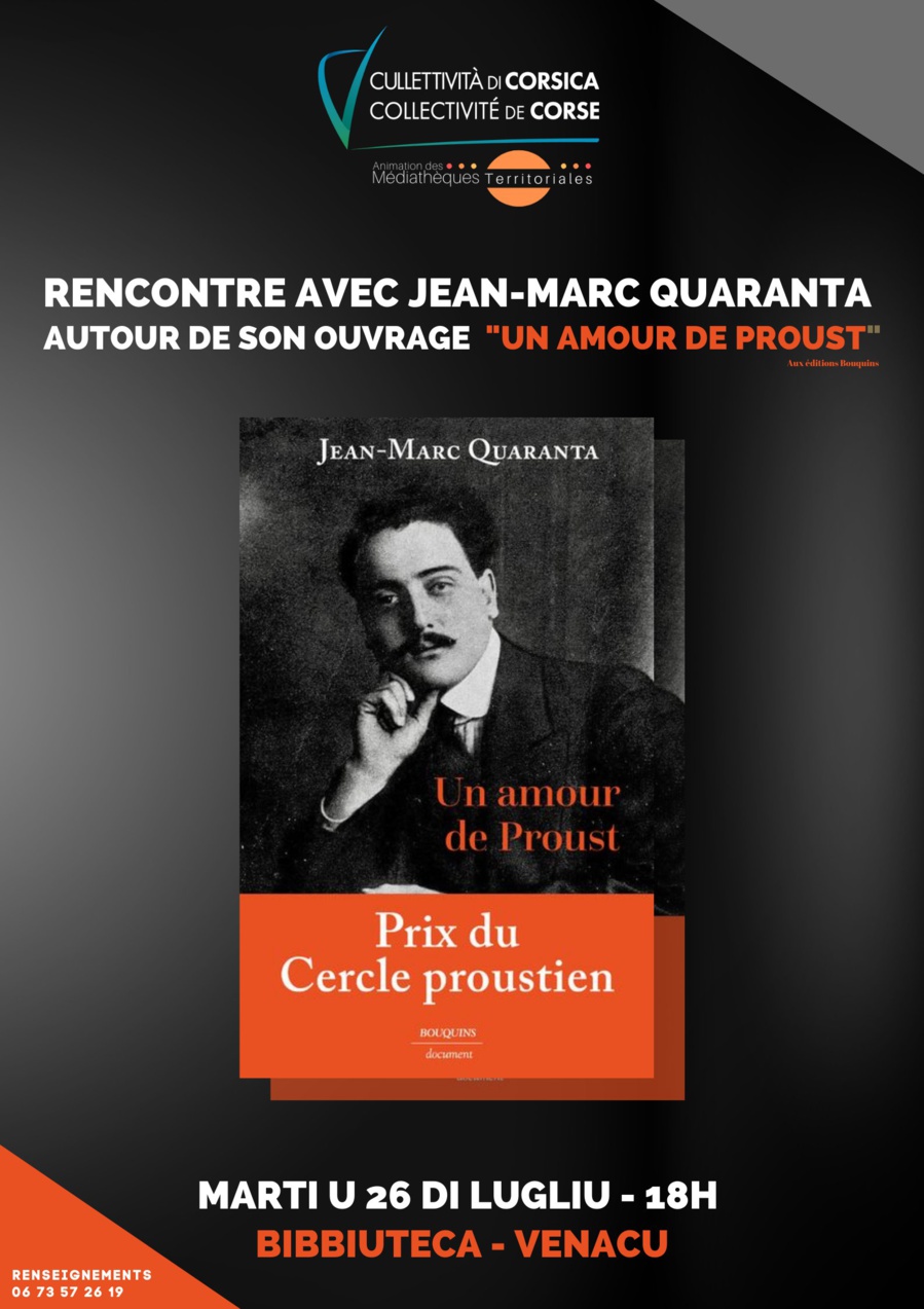 Rencontre avec Jean-Marc Quaranta : Présentation de son livre « Un ...