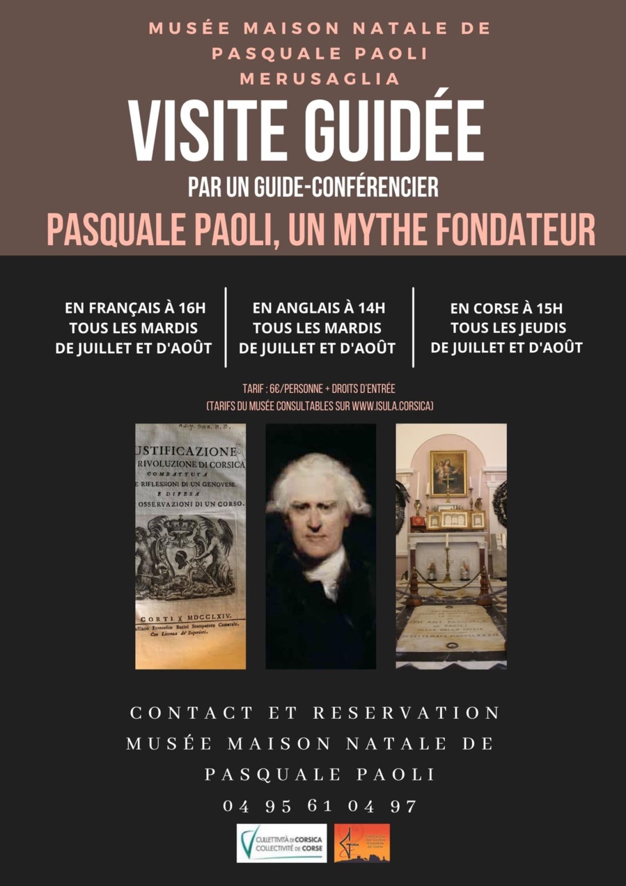 Visite guidée au Musée Pascal Paoli par un guide conférencier "Pasquale ...
