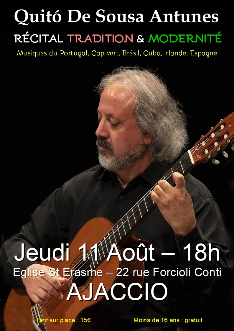 Récital de guitare classique sur le thème "Tradition & Modernité" par ...