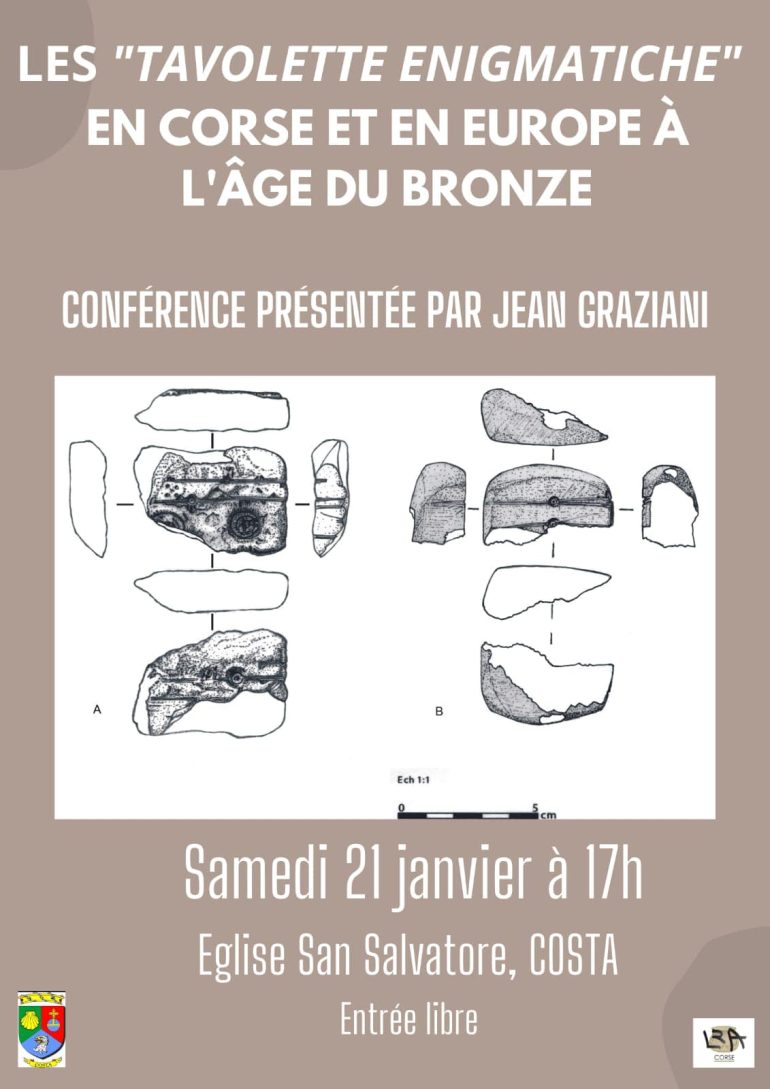 Conférence de l'archéologue Jean Graziani sur le thème : "Les tavolette ...