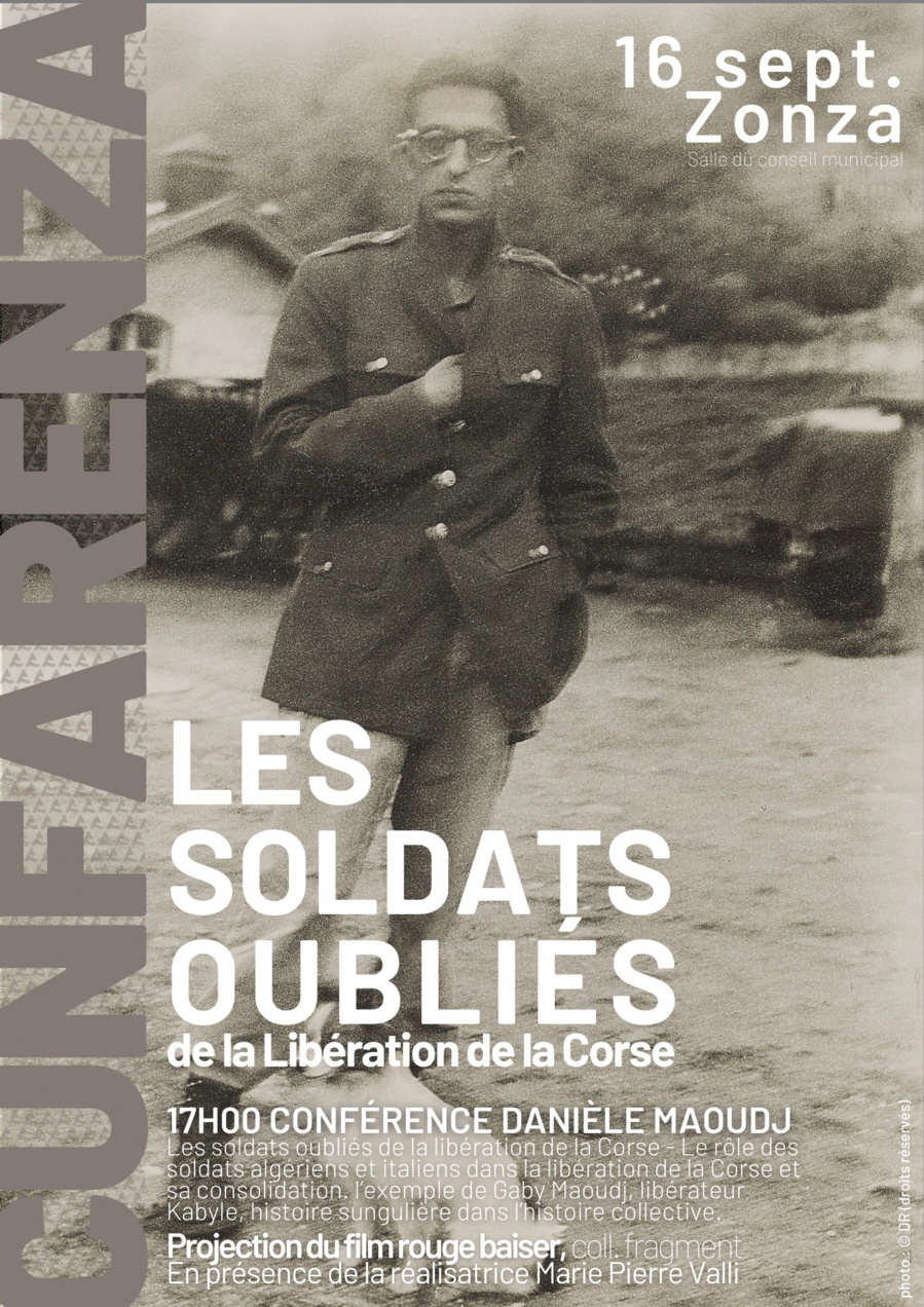 Conférence "Les soldats oubliés de la Libération de la Corse" avec ...