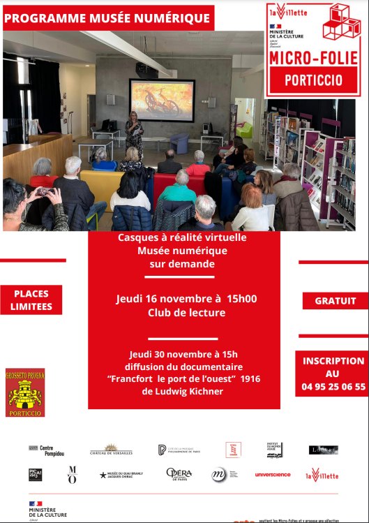 Musée numérique / Micro-folie : Diffusion du documentaire "Francfort le ...