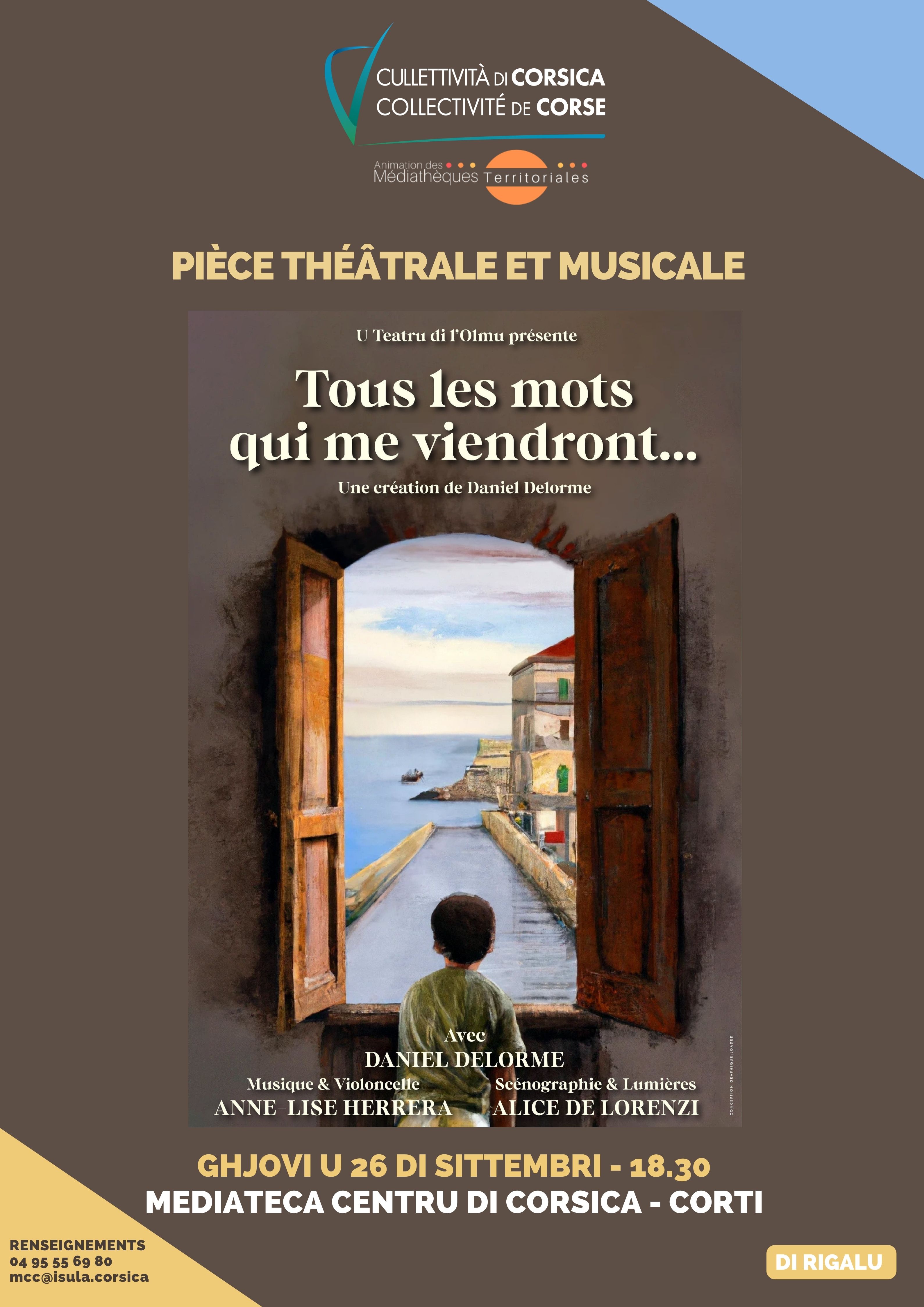 Pièce théâtrale et musicale "Tous les mots qui me viendront…" Une ...